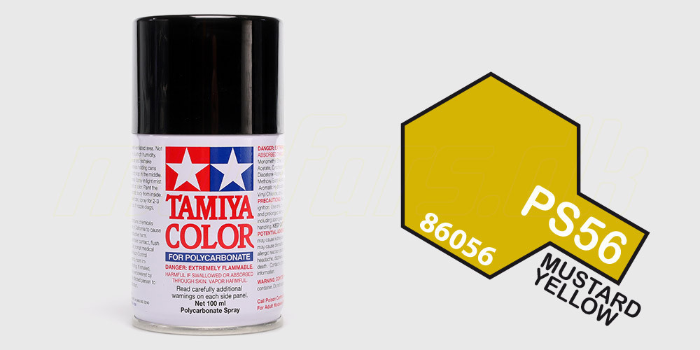 Tamiya spraymaling - Mustard Yellow - Tamiya PS maling - Holte Modelhobby